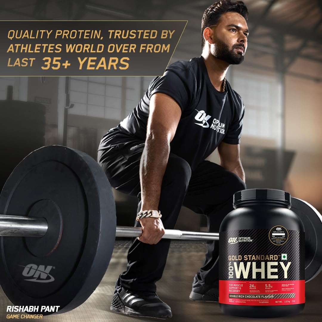 Optimum Nutrition (ON) Gold Standard 100% Whey Protein Powder – NUTRIKART