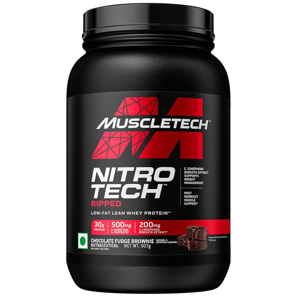 MuscleTech Nitrotech Ripped Low Fat Lean Whey Protein – NUTRIKART